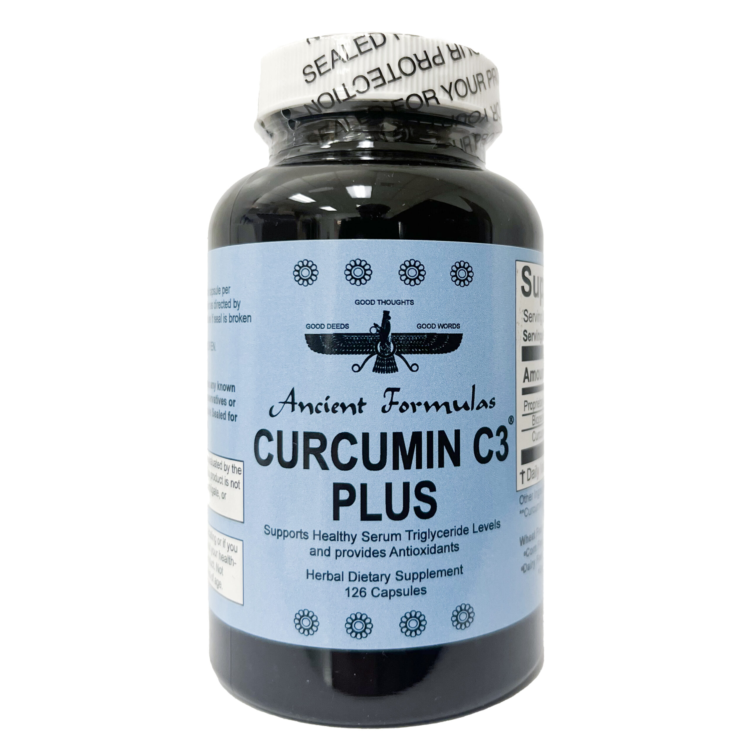 Curcumin C3 Plus 126 Capsules | natural and pure herbal supplements ...