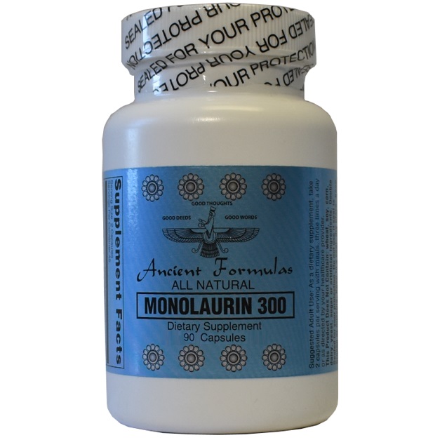 Monolaurin 300mg - Ancient Formulas, Inc.
