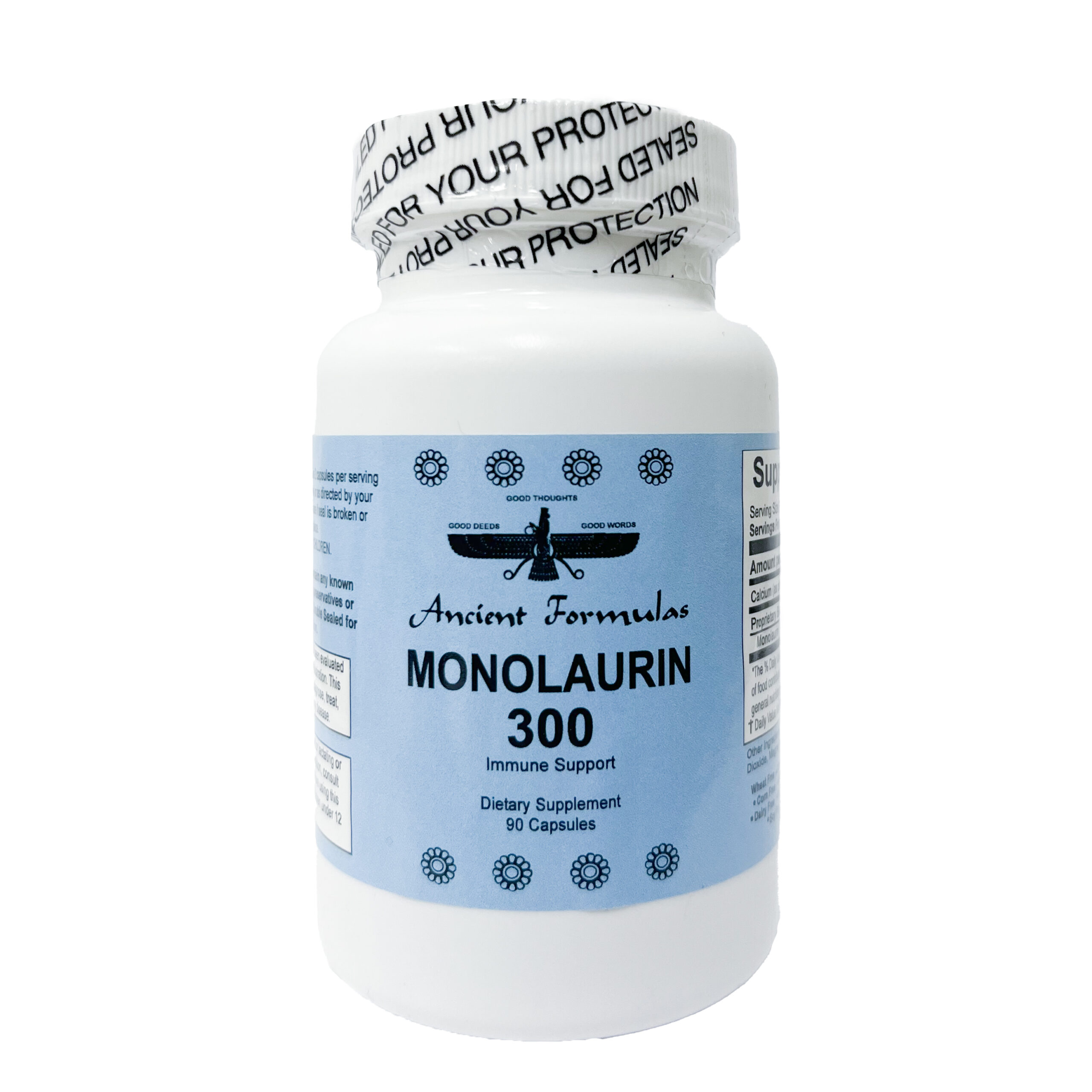 Monolaurin 300mg | Immune Support | natural and pure herbal supplements ...