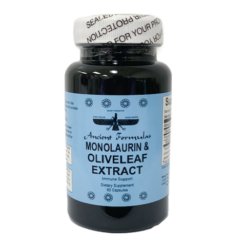 Monolaurin | Olive leaf Extract 60 Capsules (Patent Pending) | natural ...